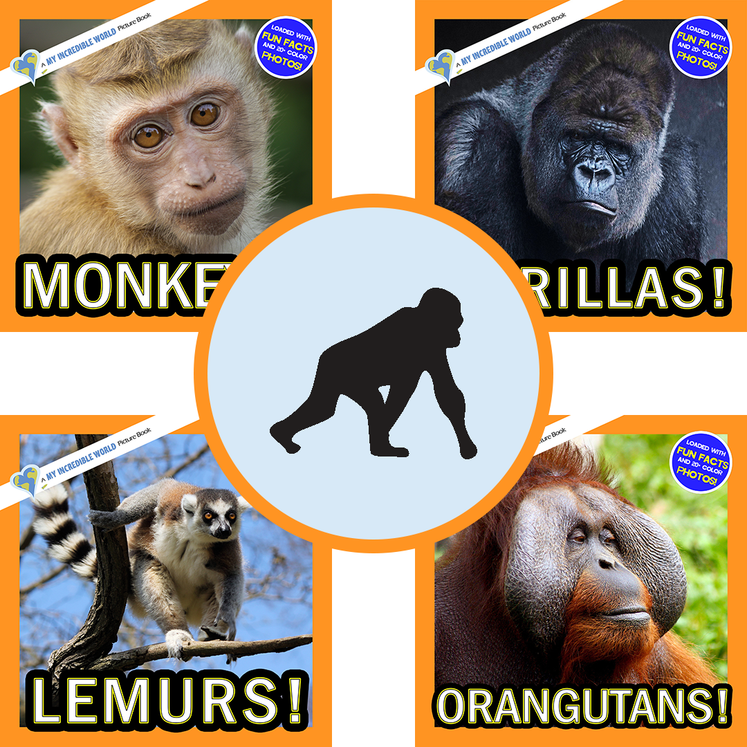 Primates (Monkeys, Gorillas, Lemurs...) Books for Kids – tagged ...